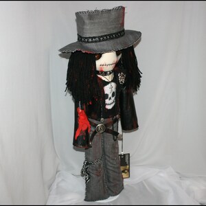 OOAK Hand Stitched Zombie Rag Doll Creepy Gothic Horror Folk Art by ...