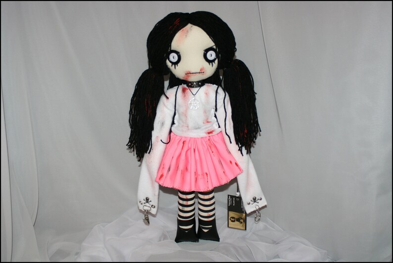 OOAK Hand Stitched Psycho Rag Doll Crazy Straight Jacket | Etsy