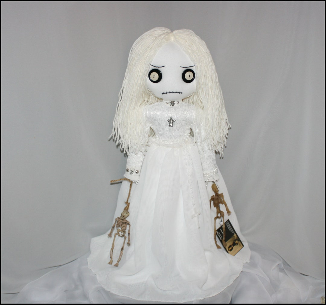 OOAK Spooky Ghost Dead Rag Doll Creepy Gothic Halloween Folk Art by ...