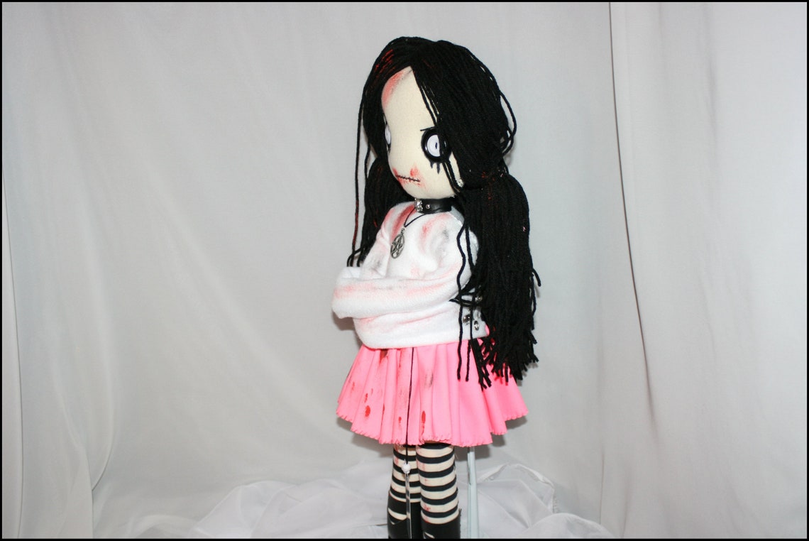 OOAK Hand Stitched Psycho Rag Doll Crazy Straight Jacket | Etsy