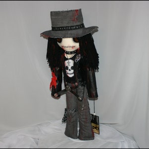 OOAK Hand Stitched Zombie Rag Doll Creepy Gothic Horror Folk Art by ...