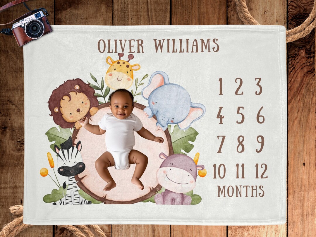 Custom Milestone Blanket Personalized Custom Blanket Milestone Blanket ...