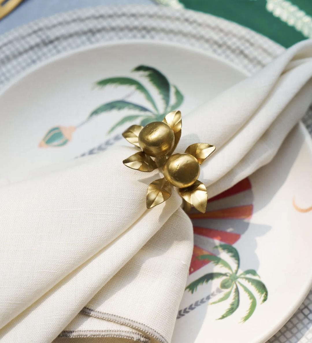 Mandarin Napkin Rings, Set of 4, Unique Heirloom, Charming Napkin Rings ...