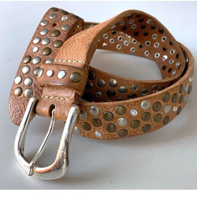 Studded Belt - Etsy