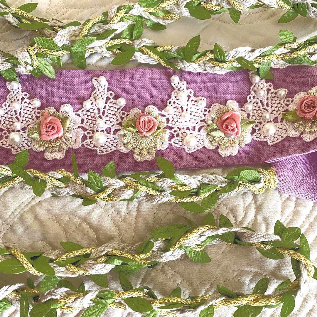 Exclusive Linen Handfasting Cord, Lilac Dusty Purple Wedding Ribbon ...