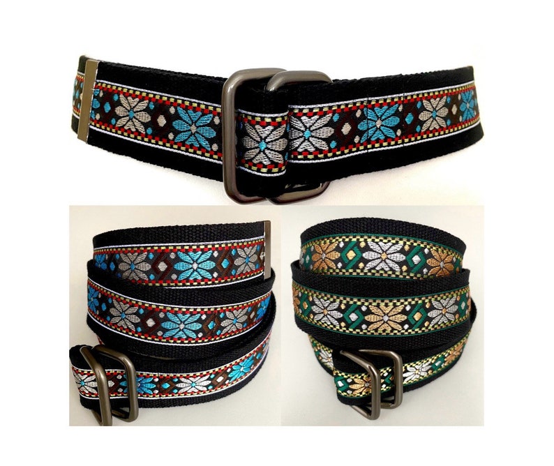 Ethnic Medieval Cotton Webbing Belt Handmade All Size Women's Men's ...