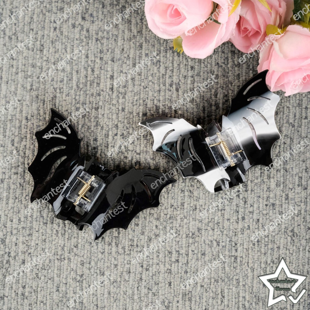 Bat Hair Clips, Funny Halloween Hair Clips, Fashionable Duckbill Clips ...