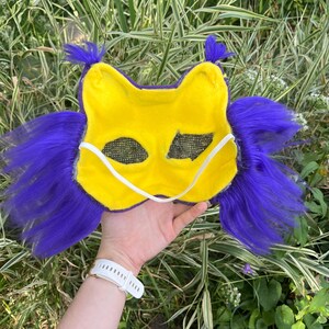 Purple Night Sky Cat Mask - Etsy