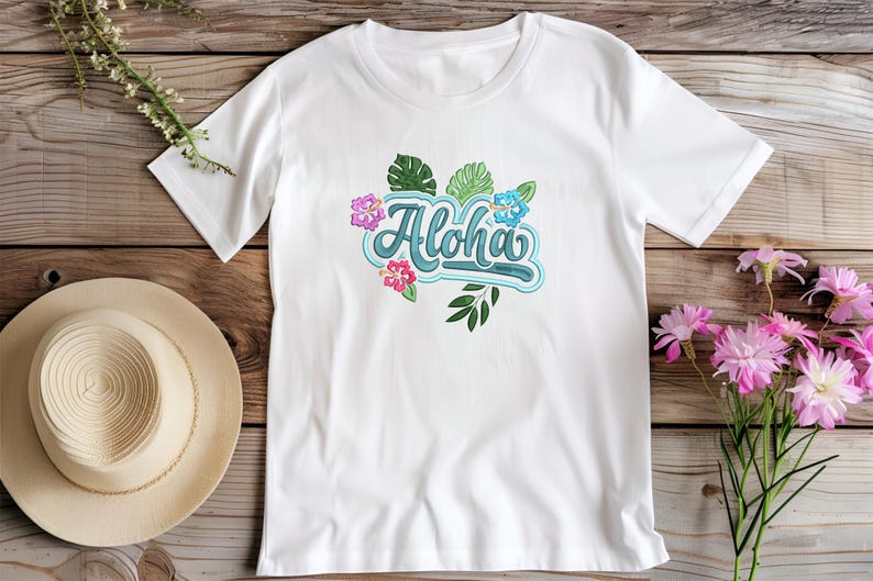 Aloha Embroidery Design, Aloha Machine Embroidery, Aloha Lover Gift ...