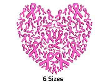 Faith Hope Cure Breast Cancer Awareness Embroidery Design Breast Cancer ...