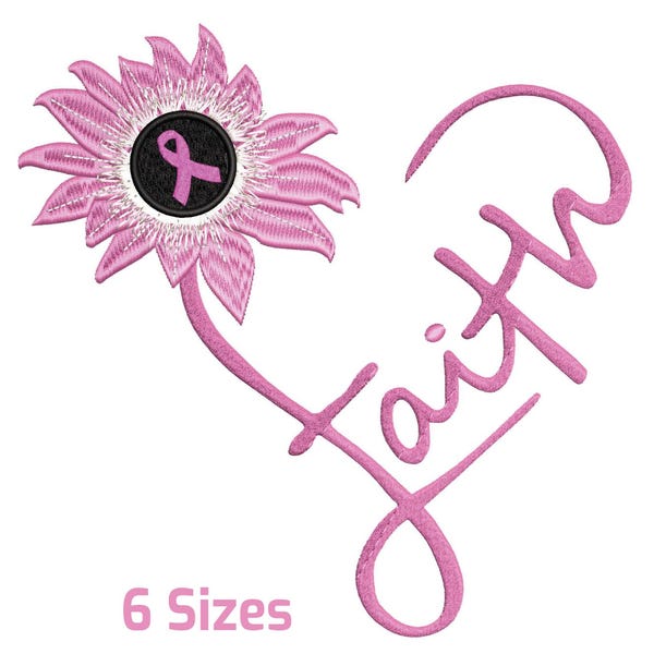 Baseball Breast Cancer Awareness Embroidery Design Baseball Breast ...