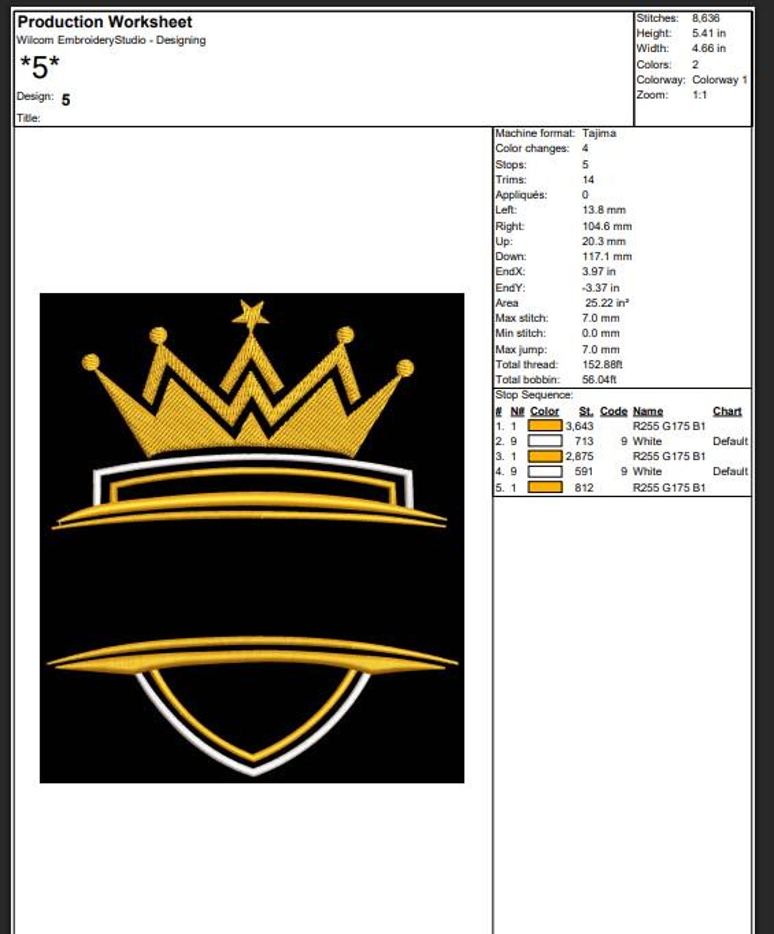 Royal Crown Shield Embroidery Design, Elegant Crest Frame, Monogram ...