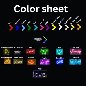 LED Neon Light Sign | Custom Neon Sign | Neon Sign | Name Neon Signs ...