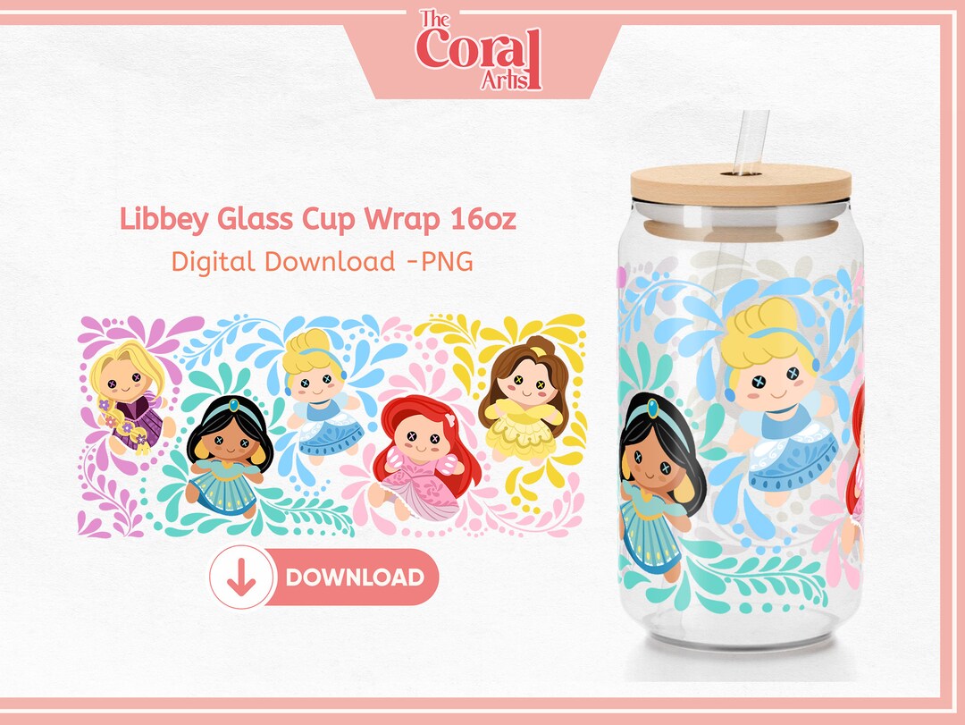 Talavera Rag Doll Muneca Style Rag Dolls for UVDTF PNG 16 Oz Libbey ...