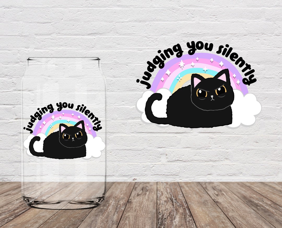 Judging You Silently 4in UV - Etsy