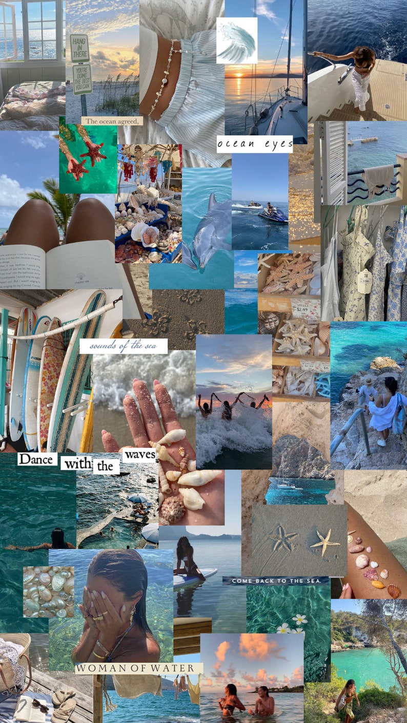 Set of 5 Phone Wallpapers, Aesthetic Multichoice iPhone Screen Saver ...