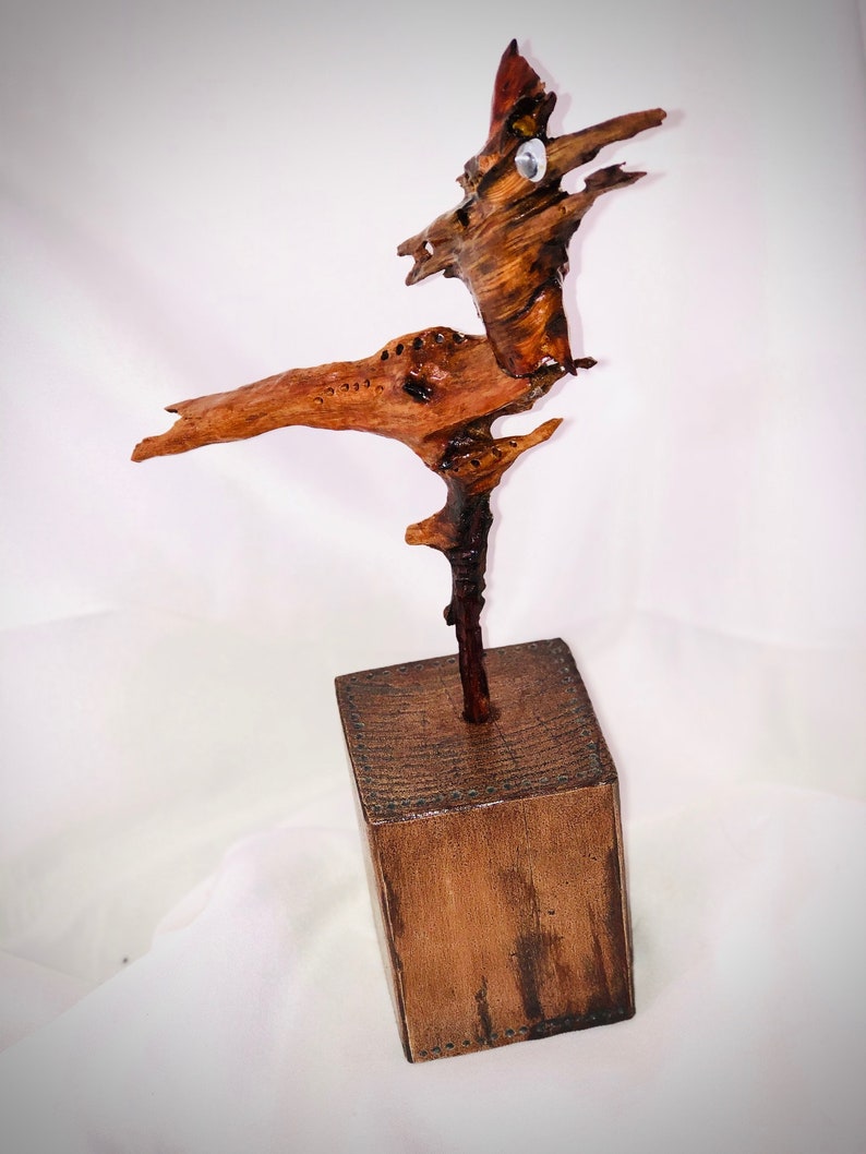 Beep Beep Road Runner Abstract Wood Sculpture | Etsy