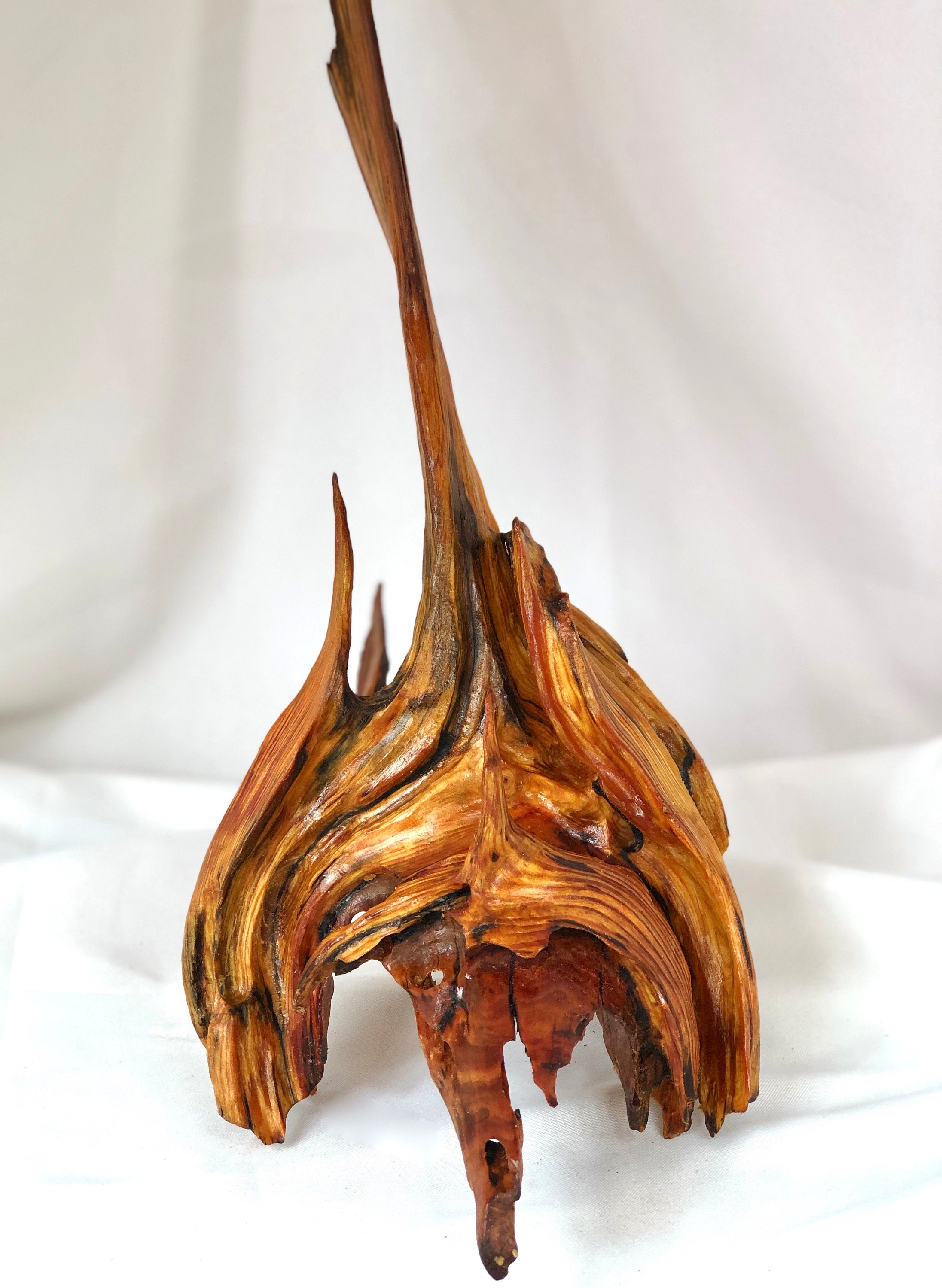 Eternal Flame - wood sculpture #101