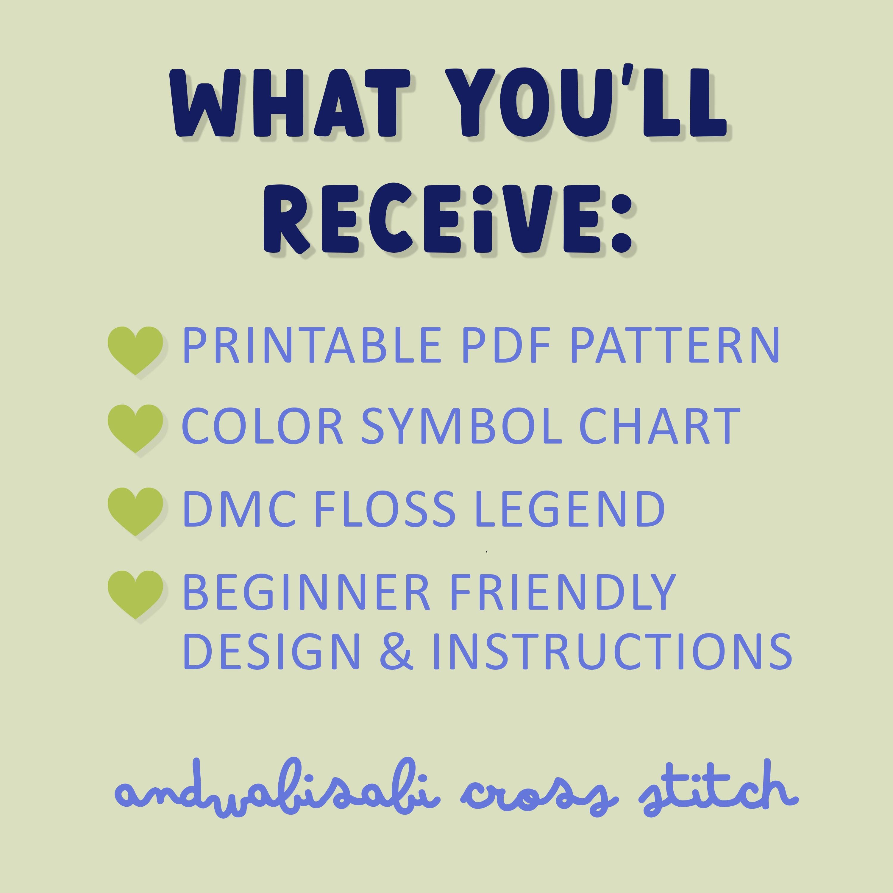 Cursive Hello Cross Stitch Pattern: Simple Script Hello (PDF Download ...