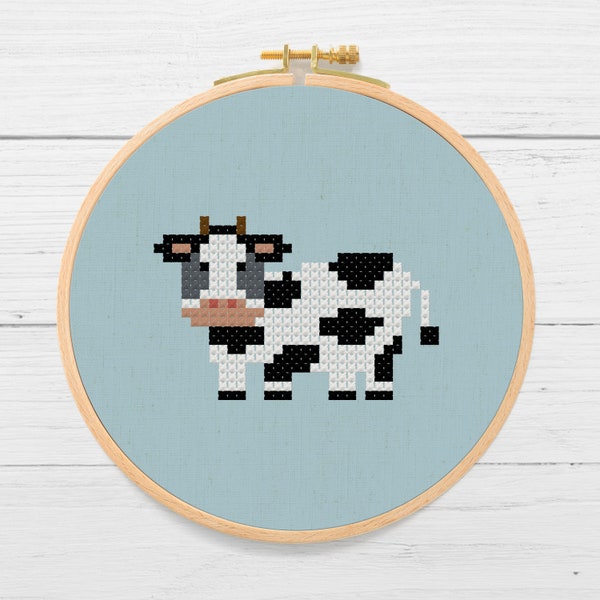 Cow Cross Stitch Pattern - Etsy