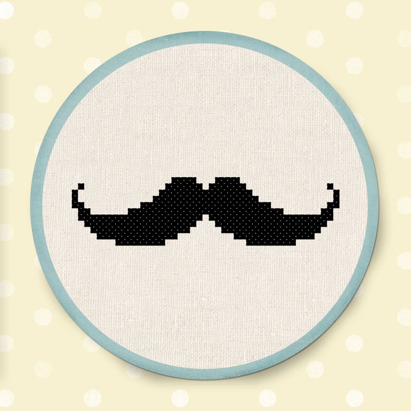 Mustache Pattern - Etsy