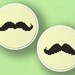My Stache and Your Stache Cross Stitch Pattern. Set of Two Mustache ...
