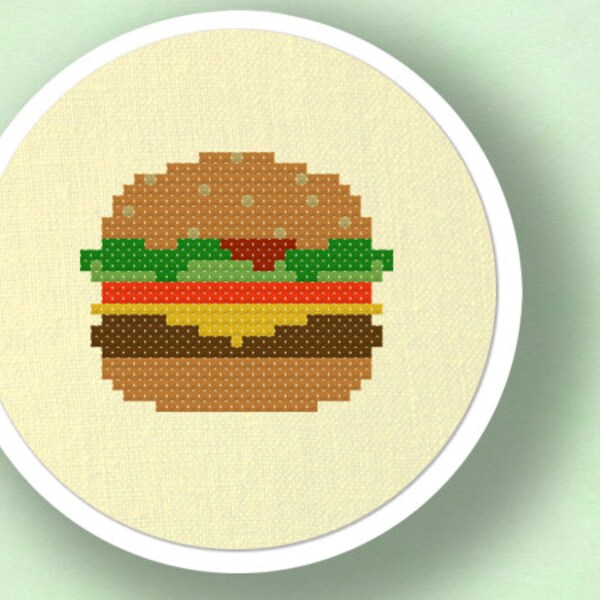 Food Cross Stitch - Etsy