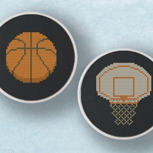 Basketball Cross Stitch Pattern - Etsy
