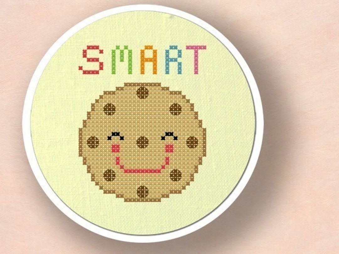 Smart Cookie. Cross Stitch Pattern PDF File - Etsy
