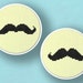 My Stache and Your Stache Cross Stitch Pattern. Set of Two Mustache ...