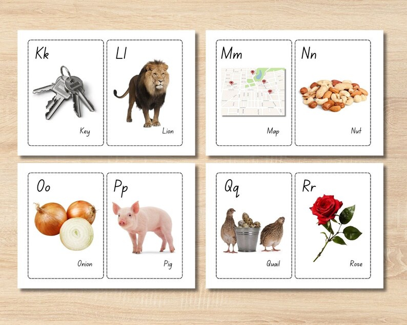 Alphabet Flashcards, Flashcards for Kids, Educational Printable Cards ...