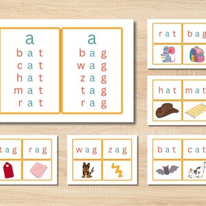 Learn to Read CVC Words | CVC Words Matching Activity | Match Pictures ...