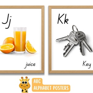 Alphabet Poster for Classroom Wall, Large Format for Classroom Use ...