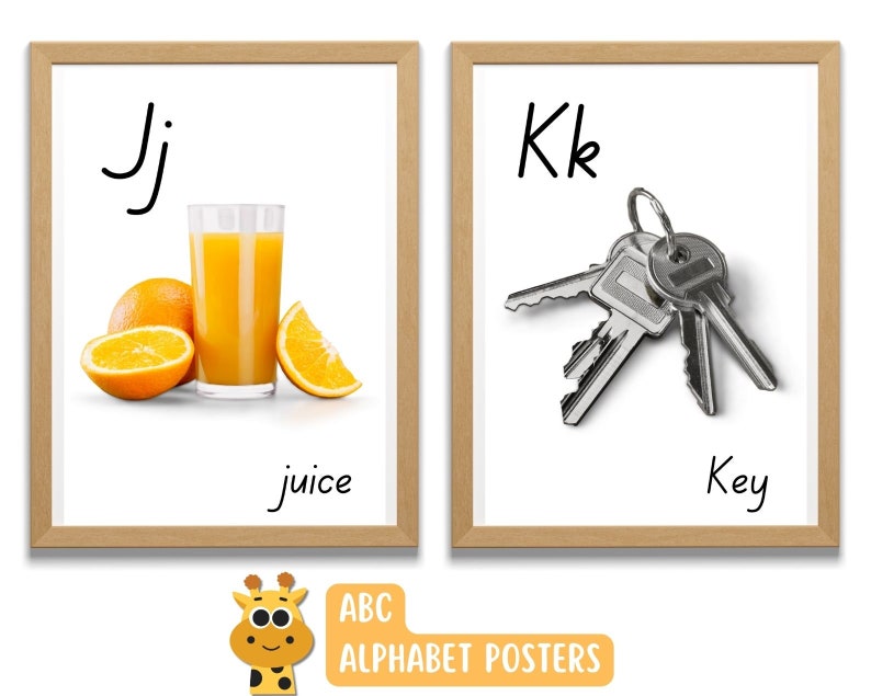 Alphabet Poster for Classroom Wall, Large Format for Classroom Use ...