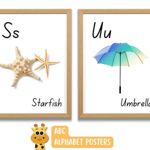 Alphabet Poster for Classroom Wall, Large Format for Classroom Use ...