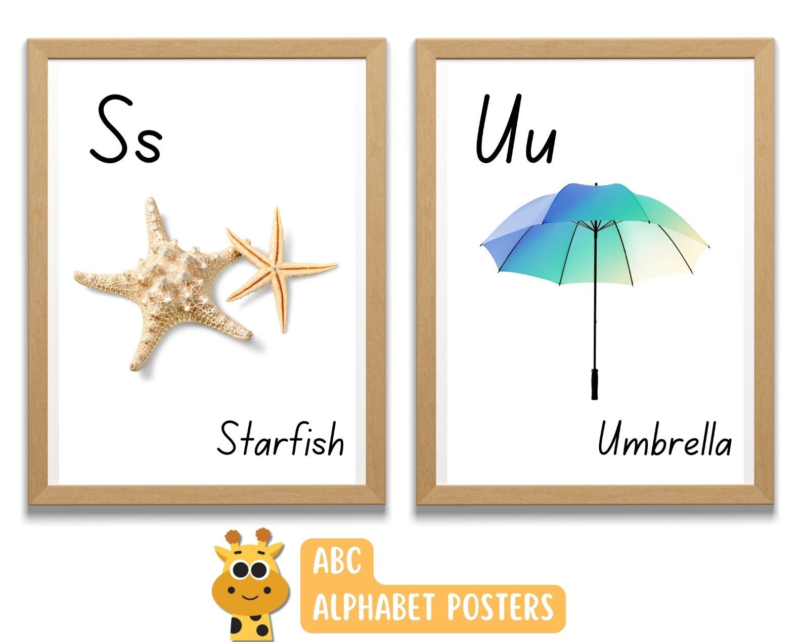 Alphabet Poster for Classroom Wall, Large Format for Classroom Use ...