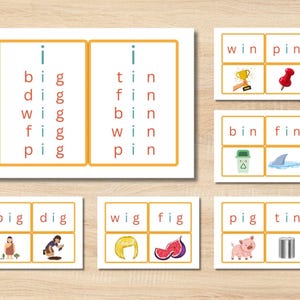 Learn to Read CVC Words | CVC Words Matching Activity | Match Pictures ...