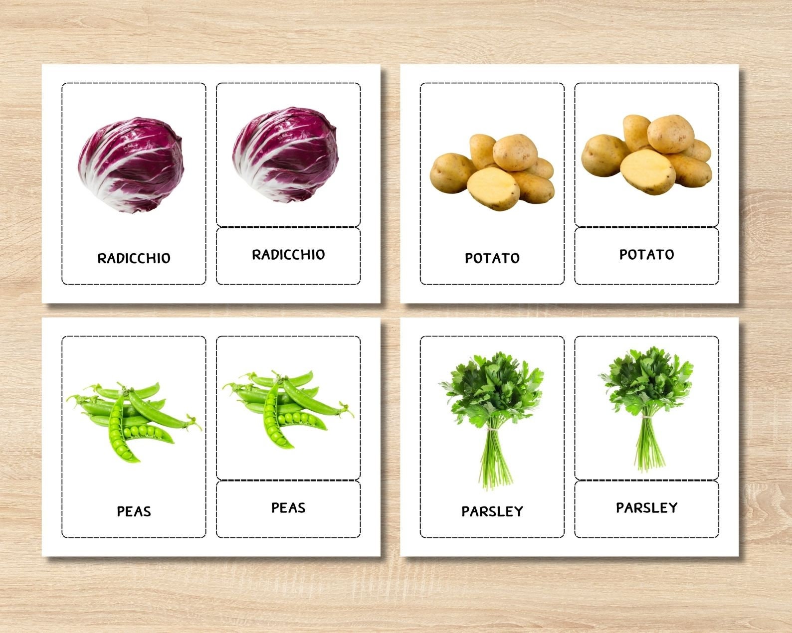 Flashcards for Kids, Vegetables (real Pictures), Vegetables Cards ...