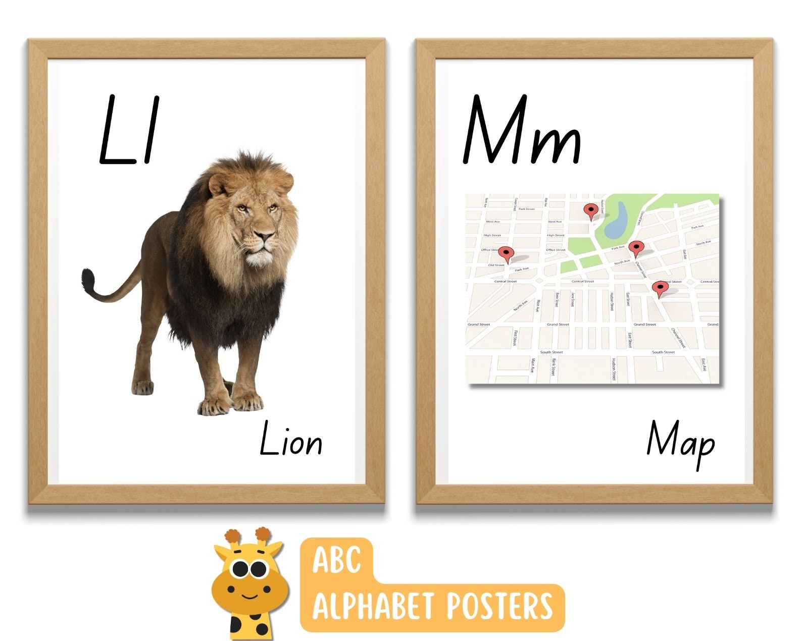 Alphabet Poster for Classroom Wall, Large Format for Classroom Use ...