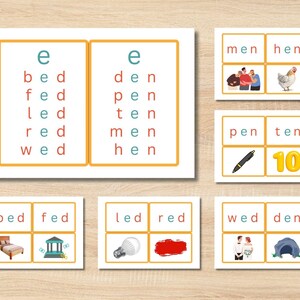 Learn to Read CVC Words | CVC Words Matching Activity | Match Pictures ...