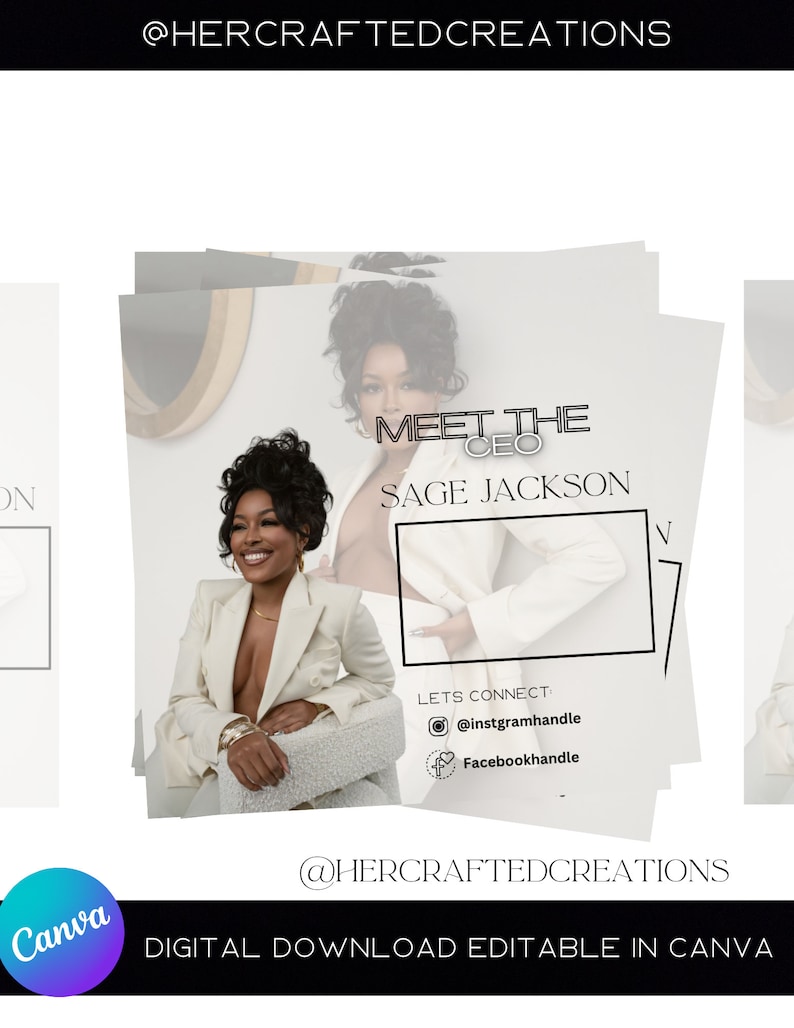 Meet the CEO Template Flyer, E Flyer, DIY Flyer, Template Design ...