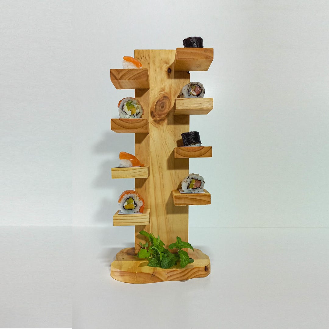 Sushi Stand Vertical Elegance for Perfect Presentation - Etsy