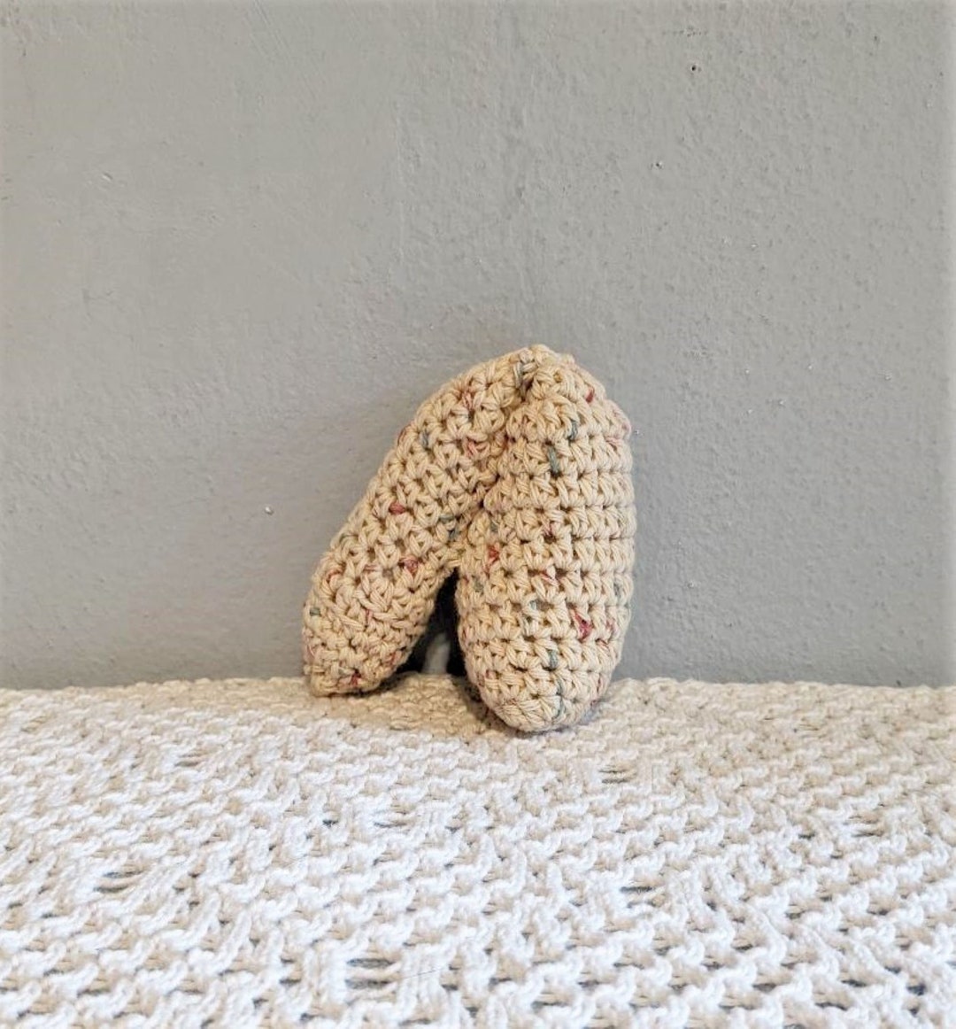 Cotton Crochet Stuffed Packer 5 Inches Multi Color off White With Teal ...