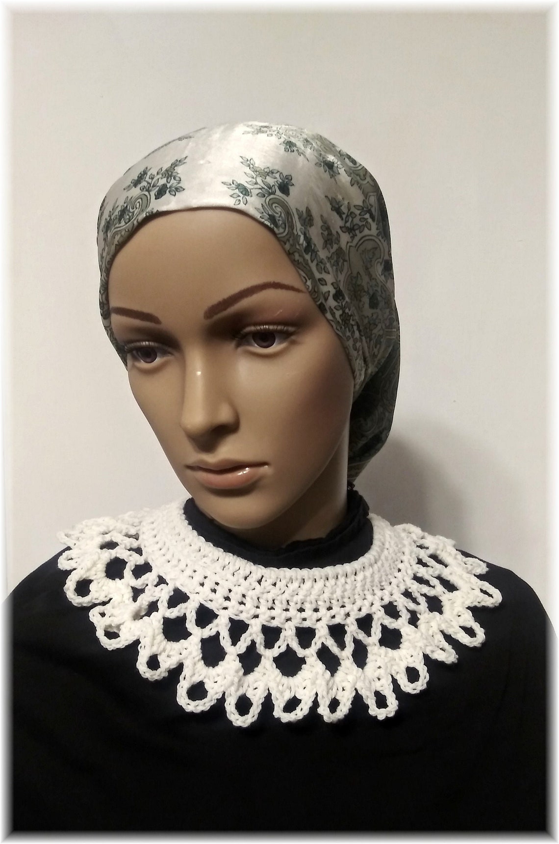 Crocheted Collar Adjustable Ties Neck Wear RBG Halloween Costume ...