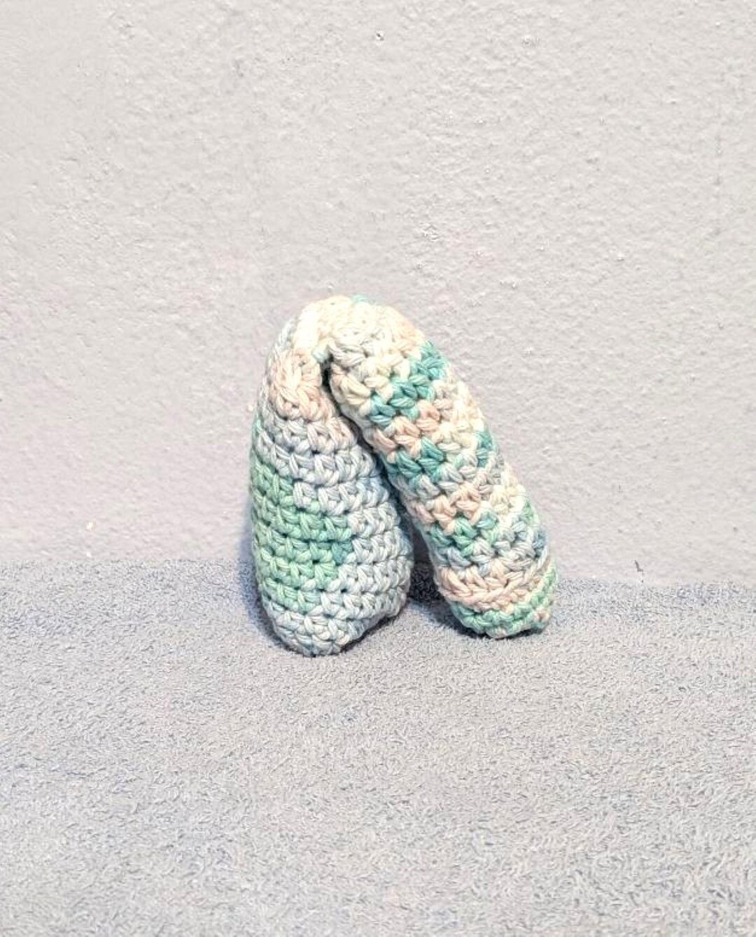 Cotton Crochet Stuffed Packer 5 Inches Multi Color White Teal Pink Blue ...