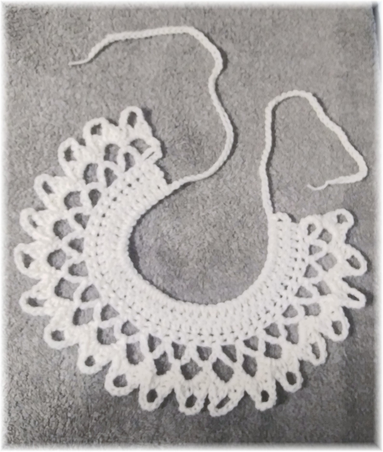 Crocheted Collar Adjustable Ties Neck Wear RBG Costume Idea - Etsy