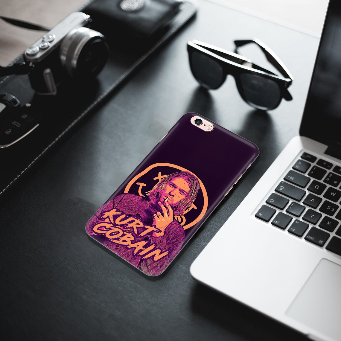 Kurt Cobain 8 Phone Case Cover for Apple iPhone 5 SE 2020 2022 6 7 8 X ...