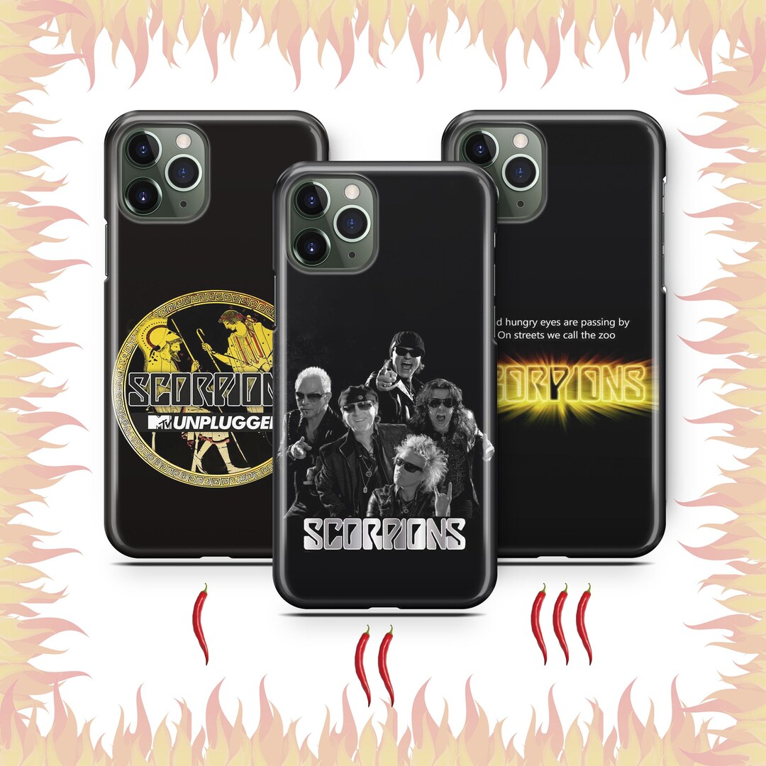 Scorpions 7 Phone Case for Apple iPhone 11 12 13 14 15 16 E 17 Air PRO ...