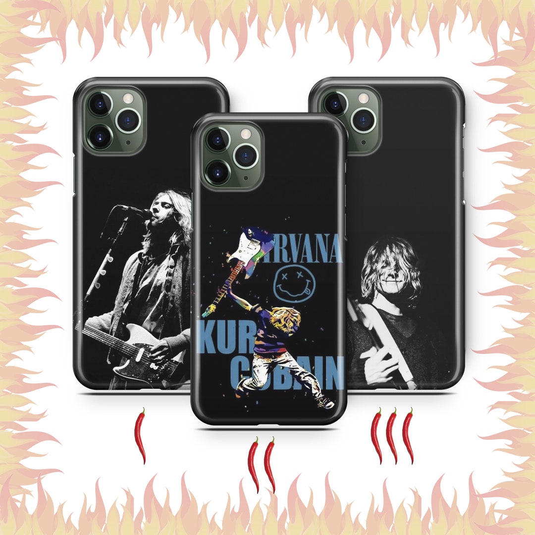 Kurt Cobain 9 Phone Case for Apple iPhone 11 12 13 14 15 16 E 17 Air ...