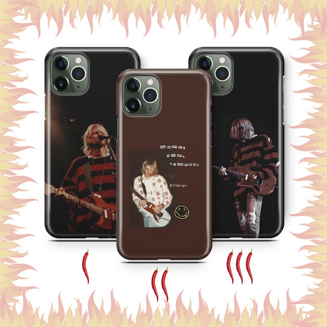 Kurt Cobain 2 Phone Case for Apple iPhone 11 12 13 14 15 16 E 17 Air ...